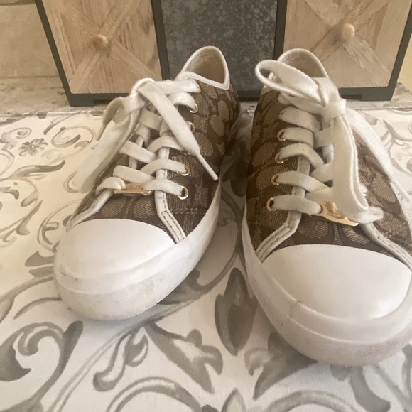 Coach | Shoes | Coach Womens Empire Signature Sneakers | Poshmark